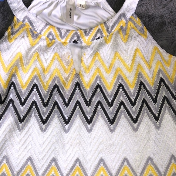 Tacera | Tops | Tacera Chevron Double Layered Top | Poshmark